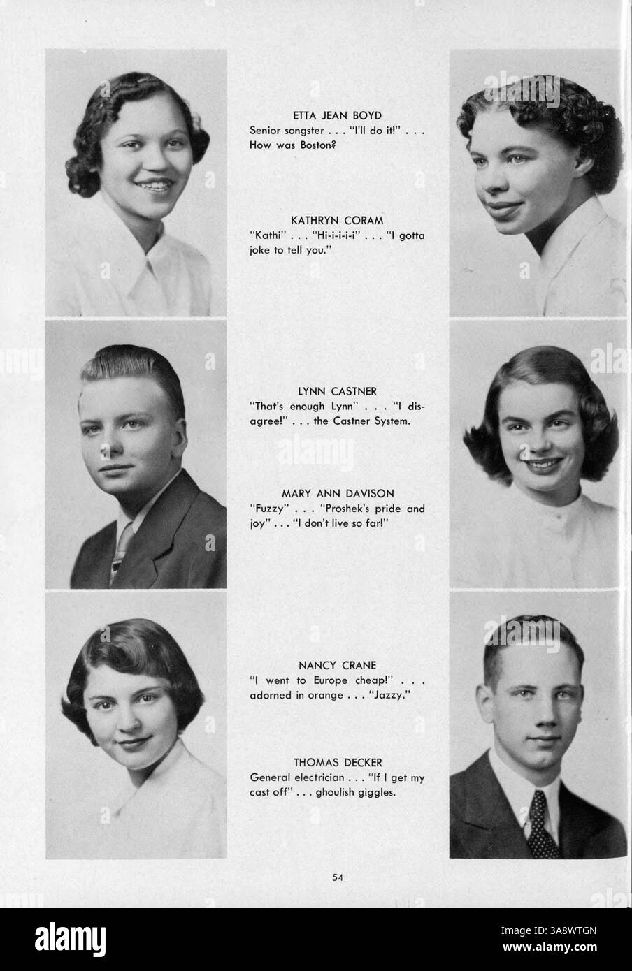 Yearbook from university high school chronicles the 1950 1951 school ...