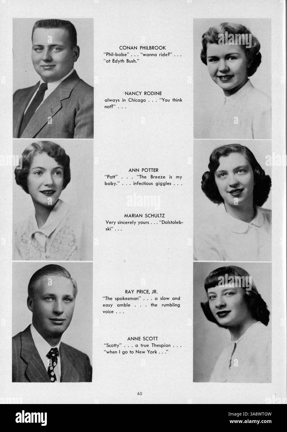 The 1951 yearbook from University High reflects the school's activities ...