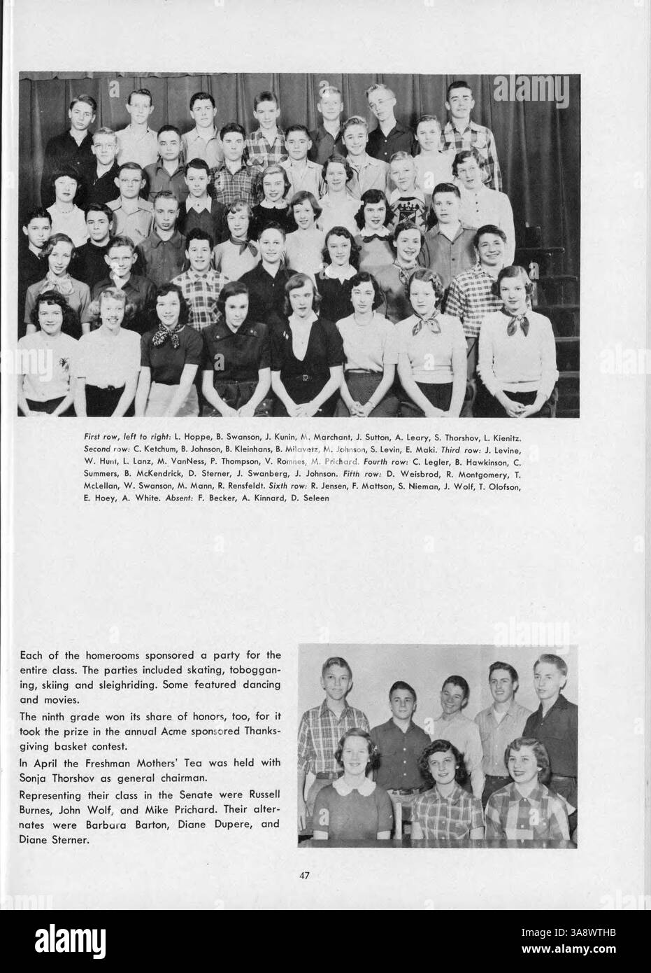 This yearbook from University High School in 1951 captures the essence ...