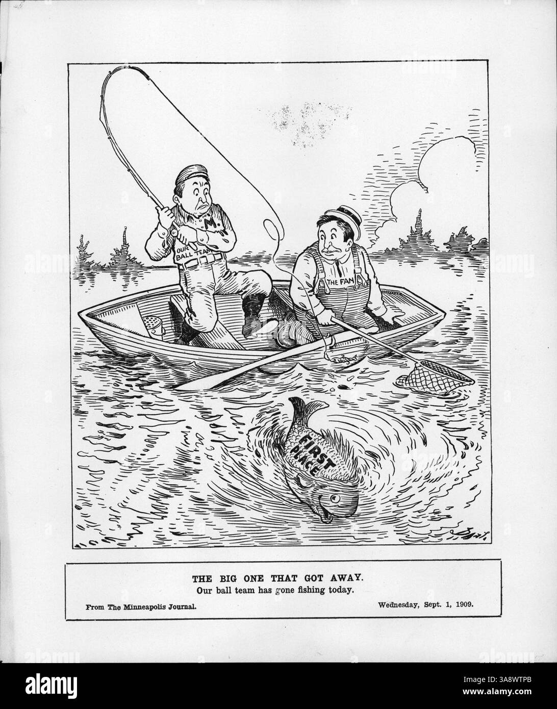 A commentary on the Minneapolis Millers baseball team in 1909, where ...