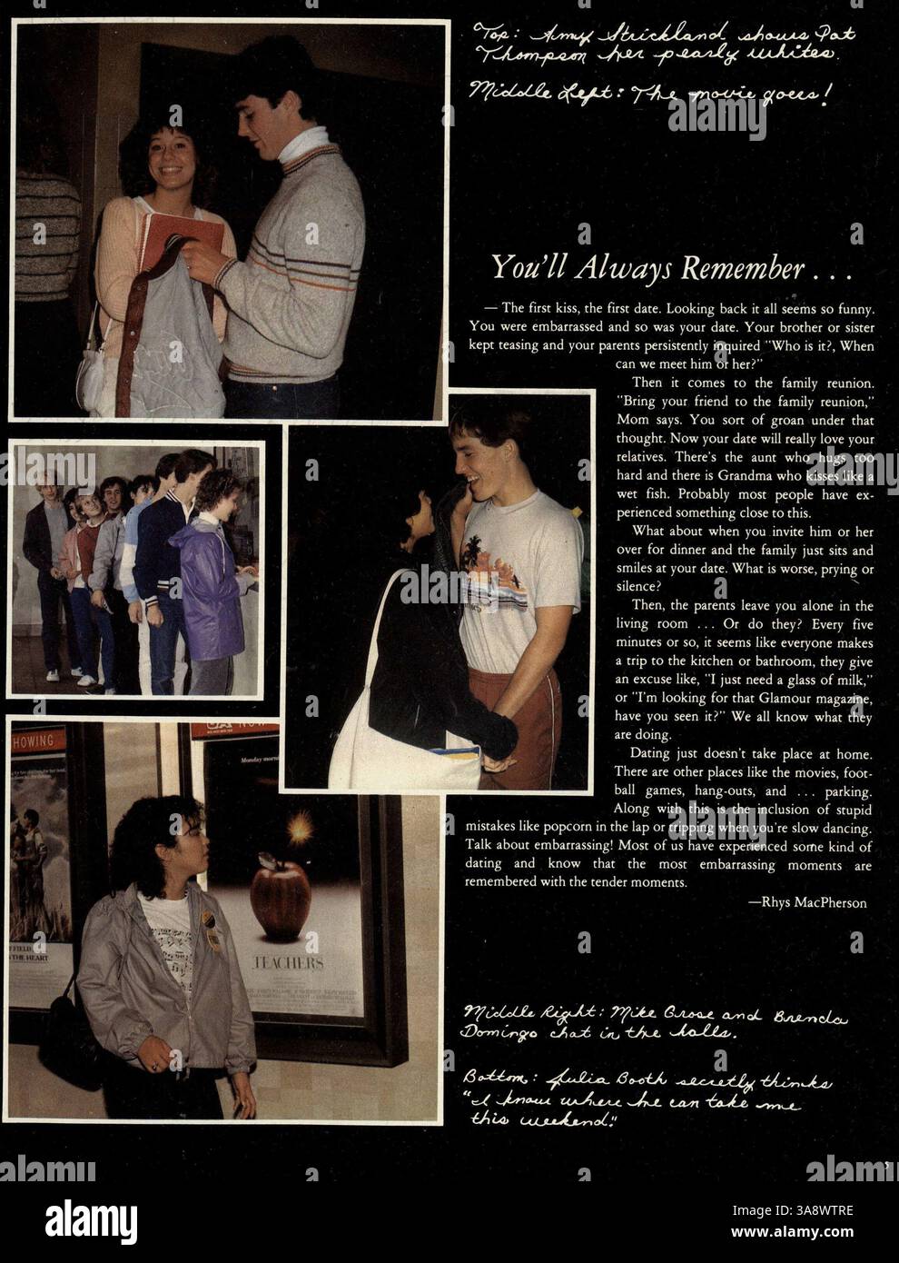 The 1985 Park Center High yearbook reflects the students, teachers, athletics, clubs, and major ...