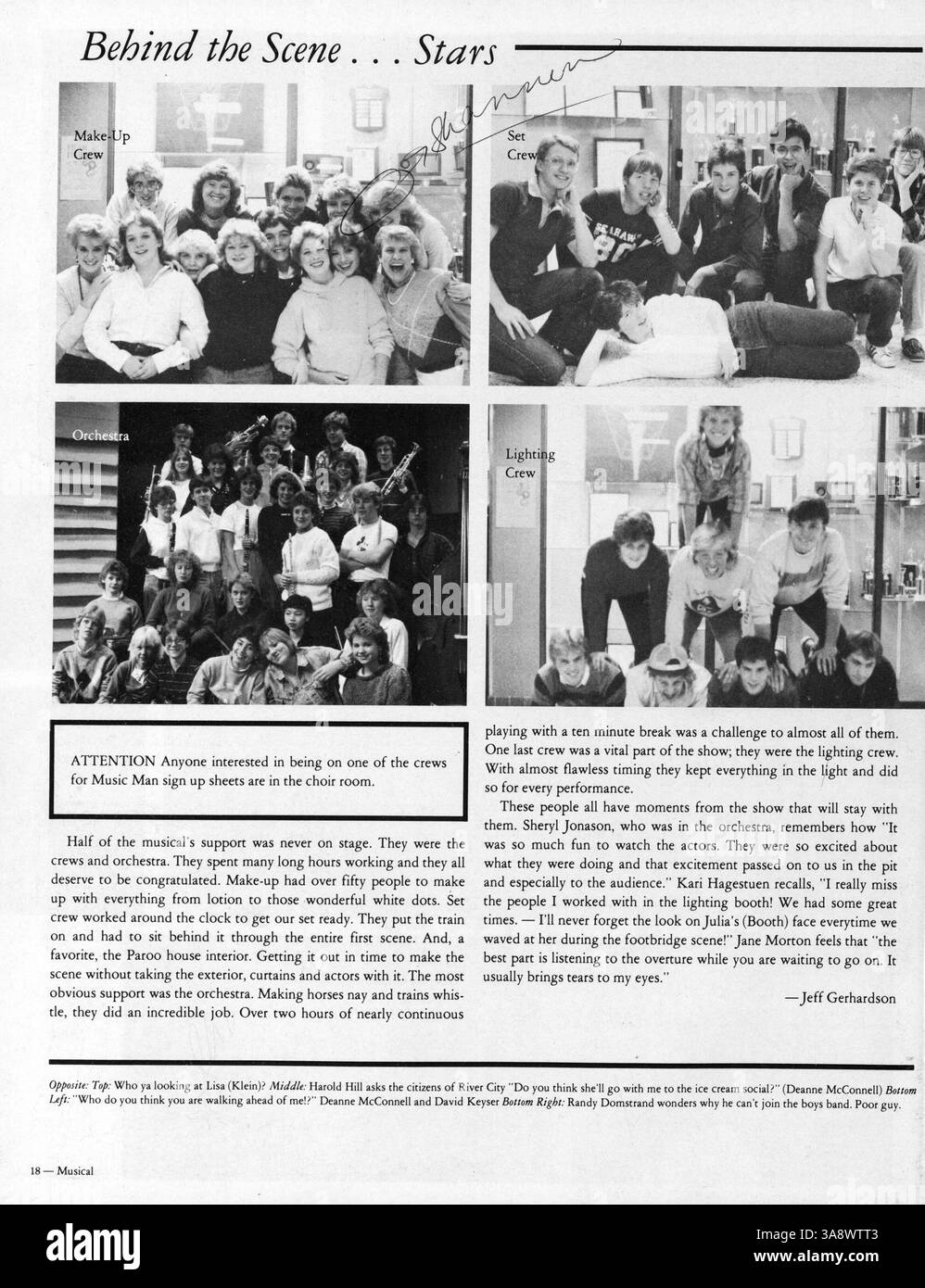 The 1985 edition of Park Center High’s yearbook highlights athletic ...