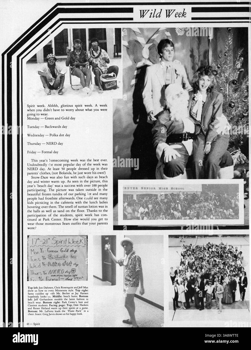 This 1985 yearbook from park center high captures the 1984 1985 Black ...
