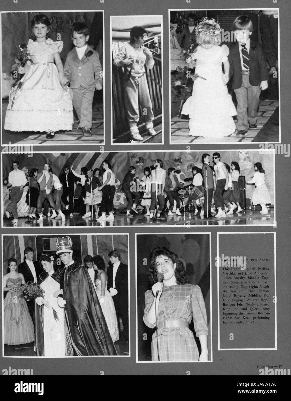 The 1985 Park Center High Yearbook documents the key moments of the ...