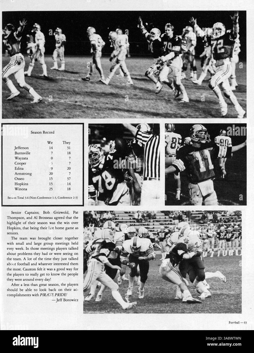 This 1985 Park Center High Yearbook documents the important events ...