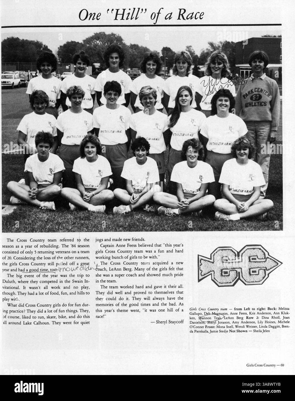 The 1985 park center high yearbook documents the 1984 1985 schoo hi-res ...