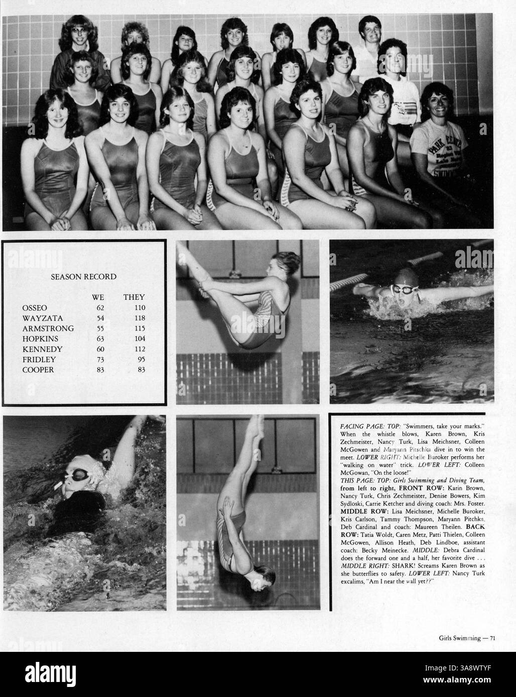 This 1985 edition of the Park Center High Yearbook provides an overview ...