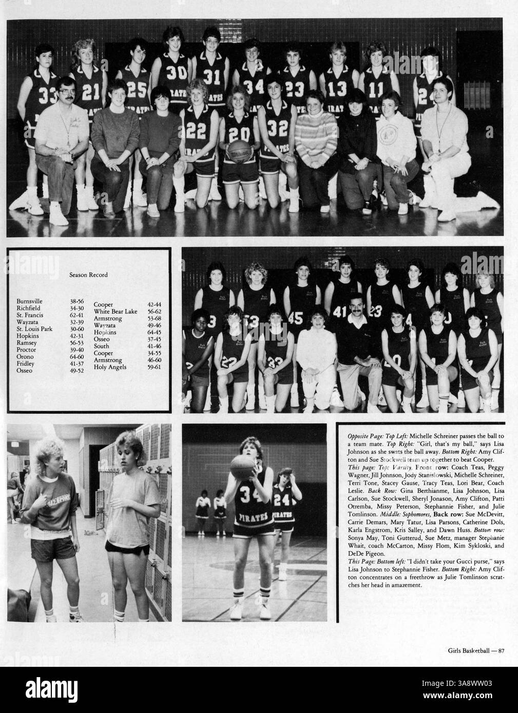 The 1985 Park Center High Yearbook captures key moments from the 1984 ...