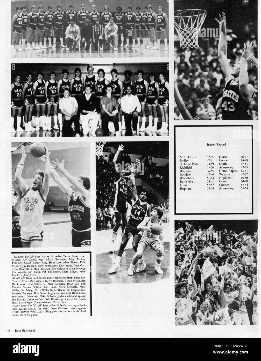 The 1985 Park Center High Yearbook highlights the achievements ...