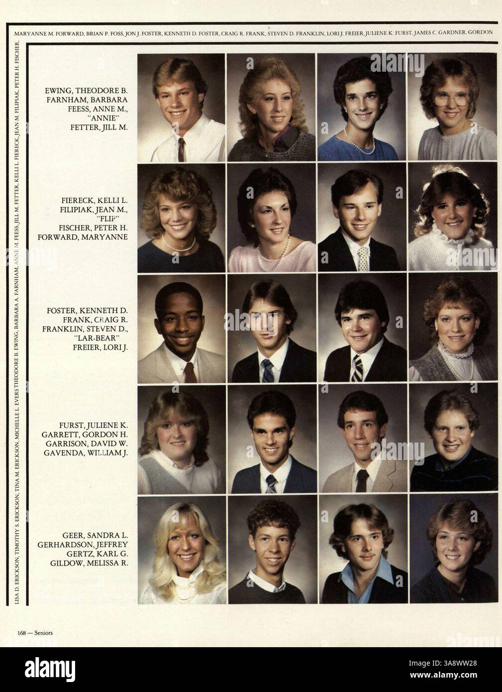 The 1985 park center high yearbook features notable moments from hi-res ...