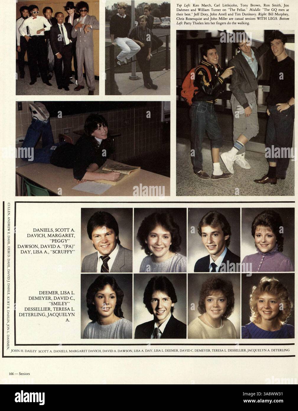 Other key happenings during the 1984 1985 school year hi-res stock ...