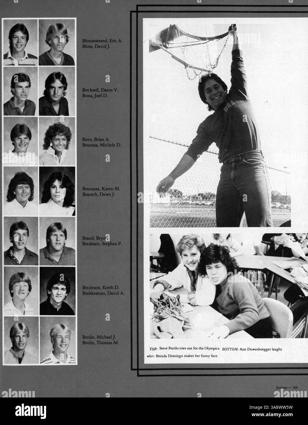 The park center high yearbook from 1985 documents student life hi-res ...