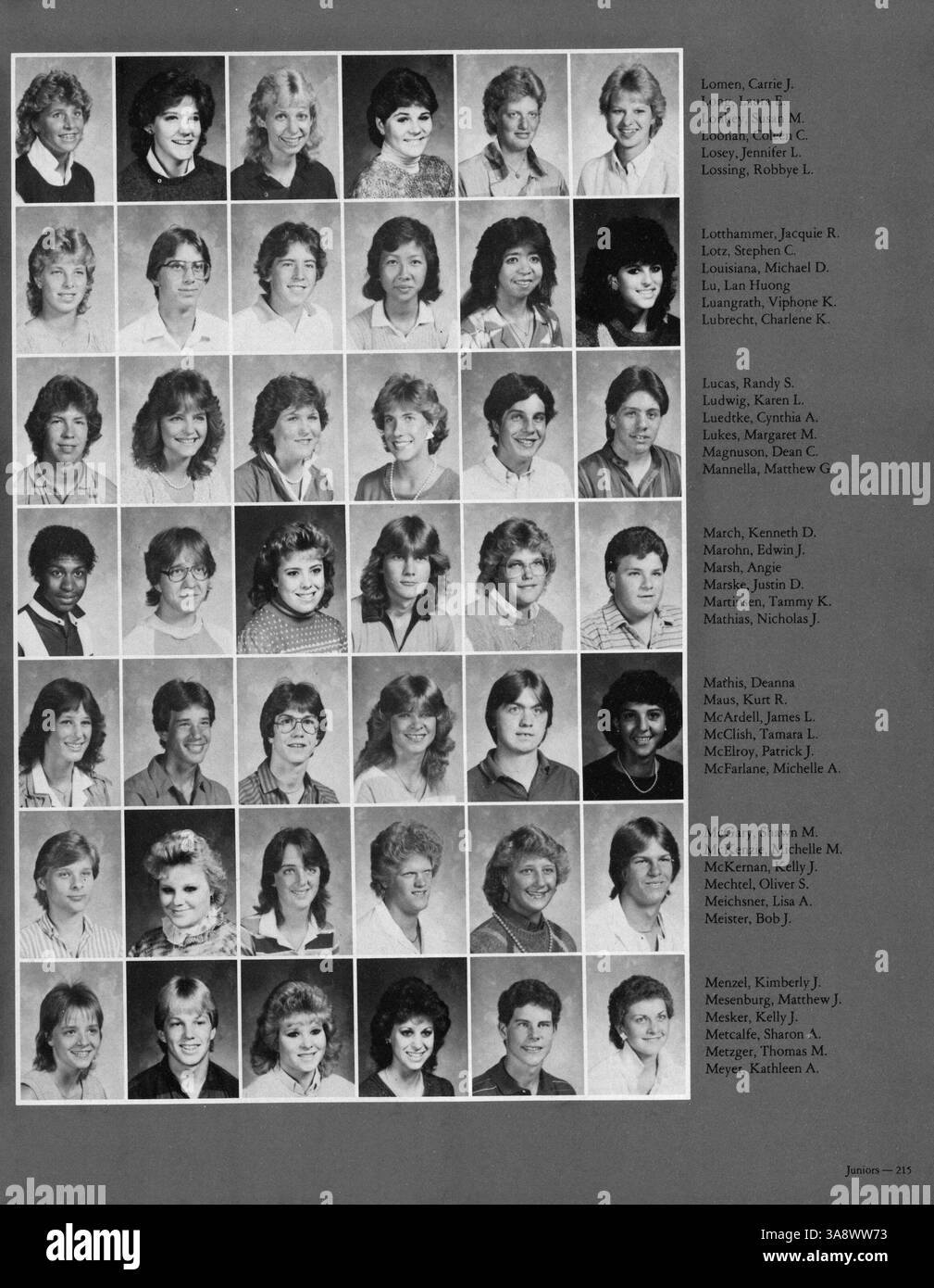 The 1985 Park Center Yearbook highlights the key events of the 1984 ...