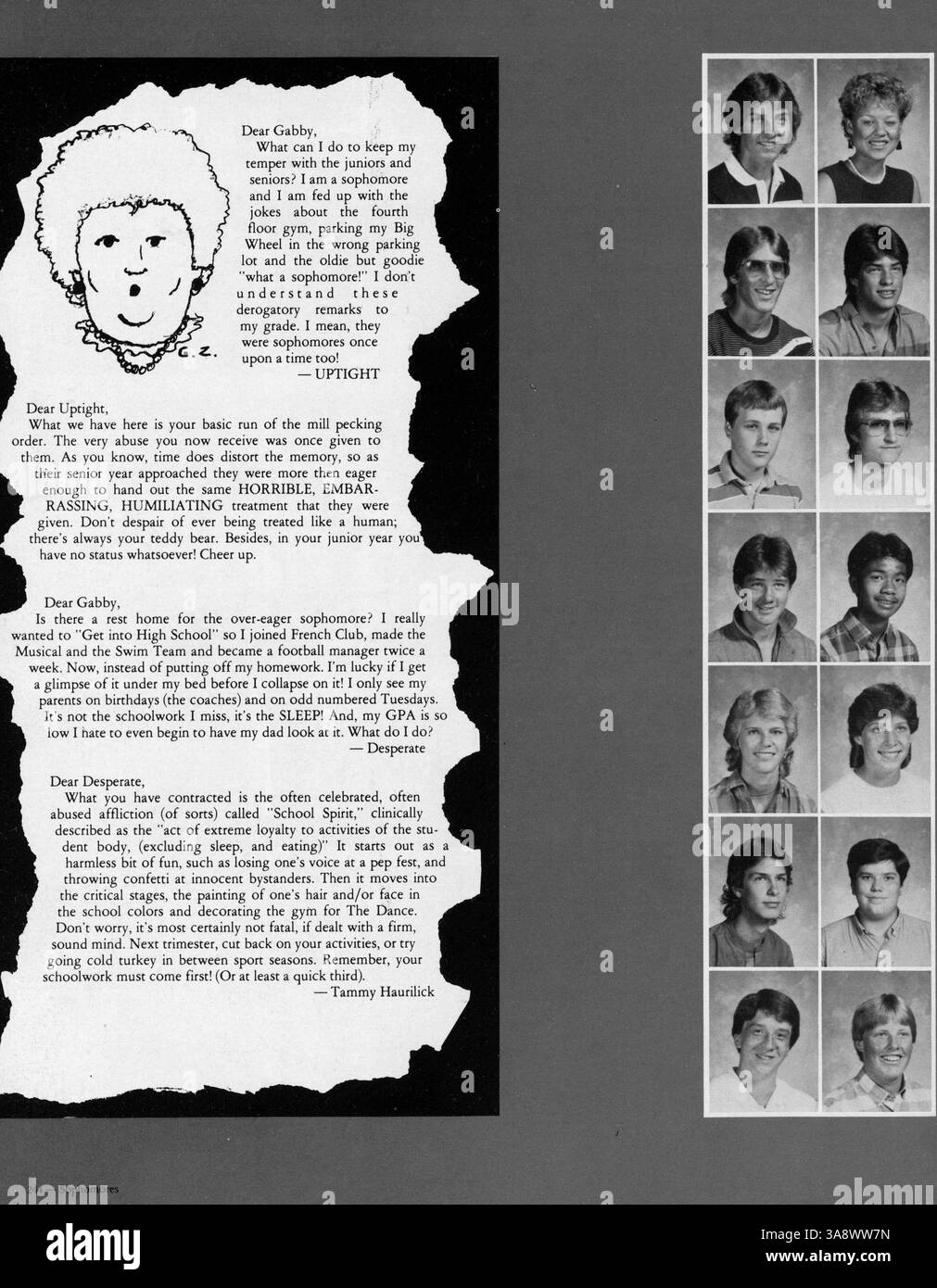 This 1985 yearbook from Park Center High captures the highlights of the ...