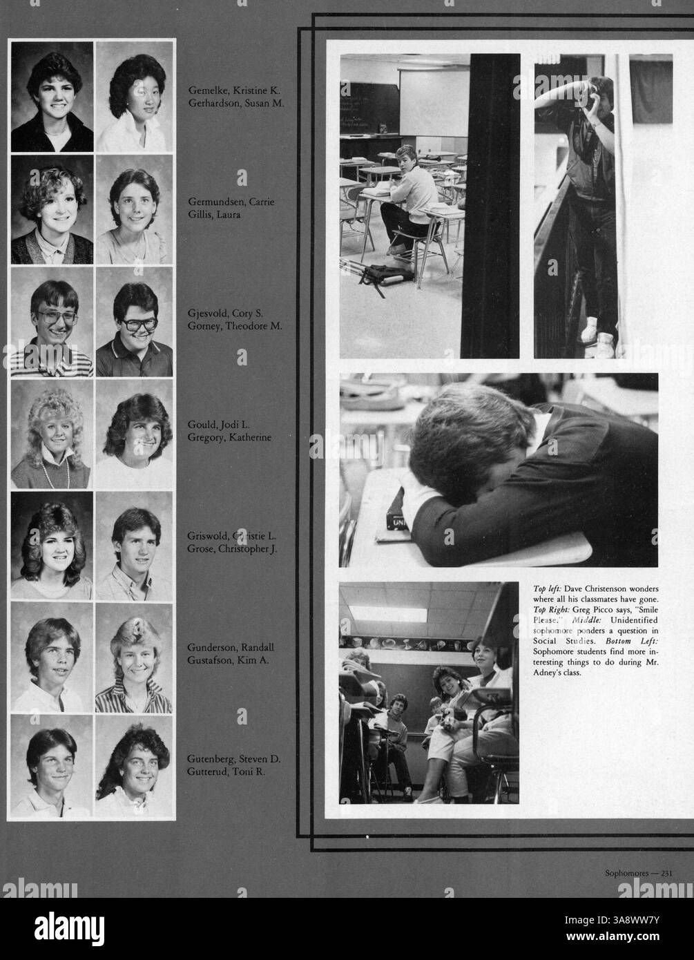 The 1985 Park Center Yearbook provides a snapshot of student activities ...