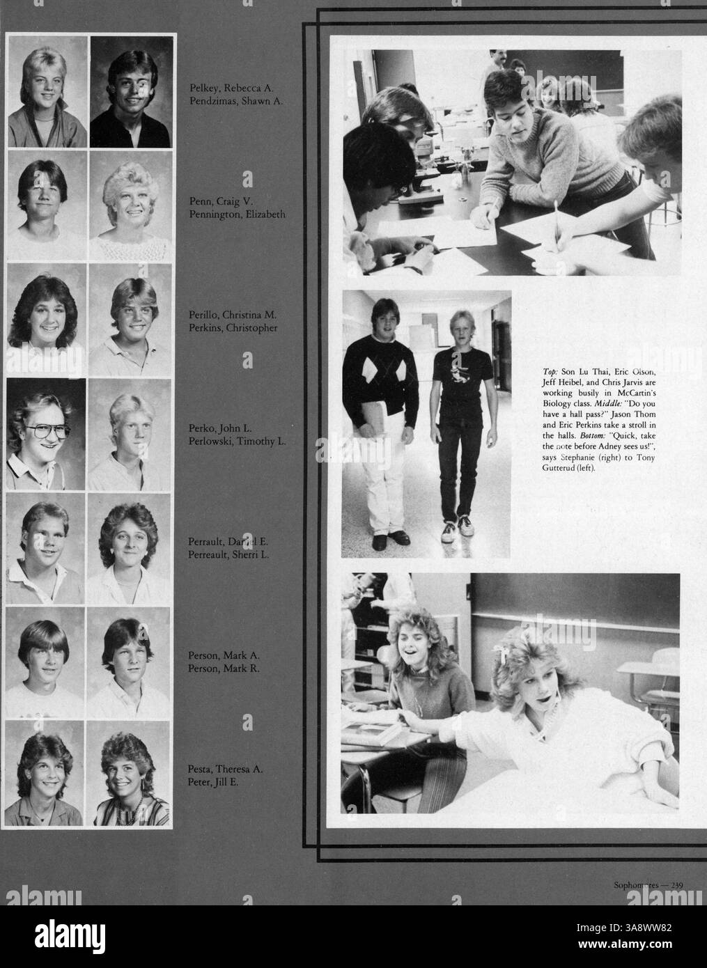 This yearbook from Park Center High captures highlights from the 1984 ...
