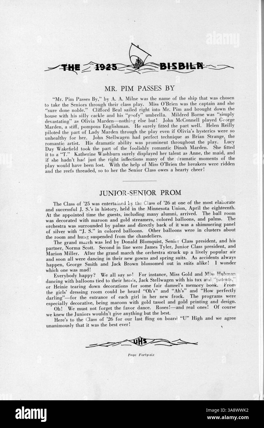 The 1925 Bisbila Yearbook captures the activities and accomplishments ...
