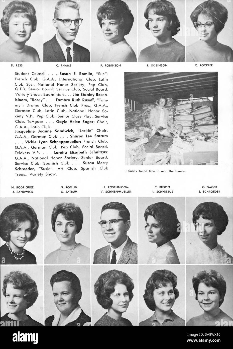 The 1962 Hesperian yearbook from West High School documents the ...