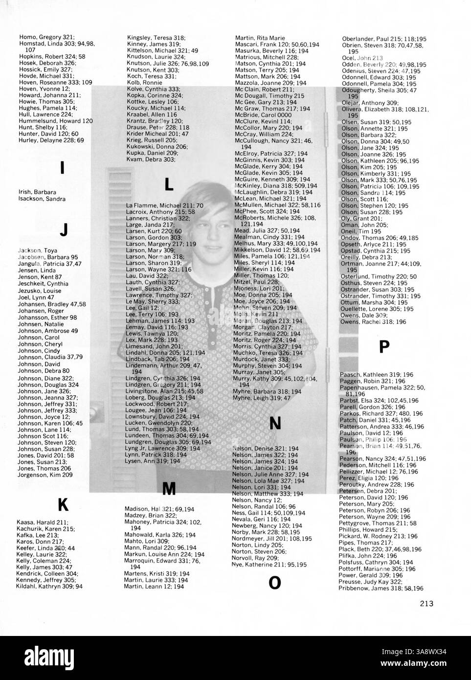 The 1973 Roosevelt High School yearbook, 'Sagamore,' documents the ...