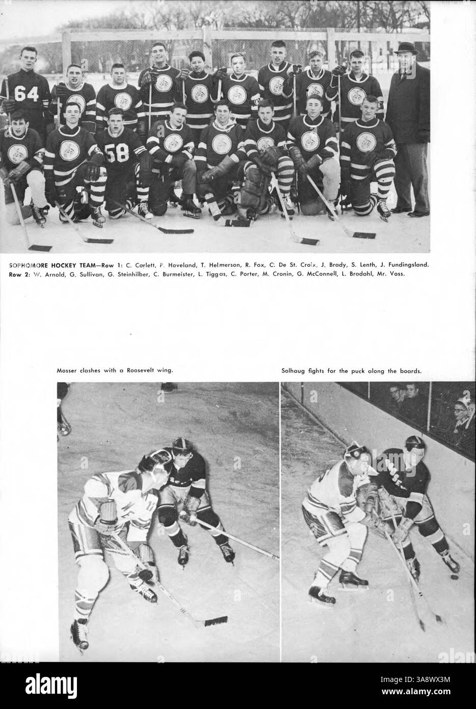 The hesperian yearbook from 1962 documents key events hi-res stock ...
