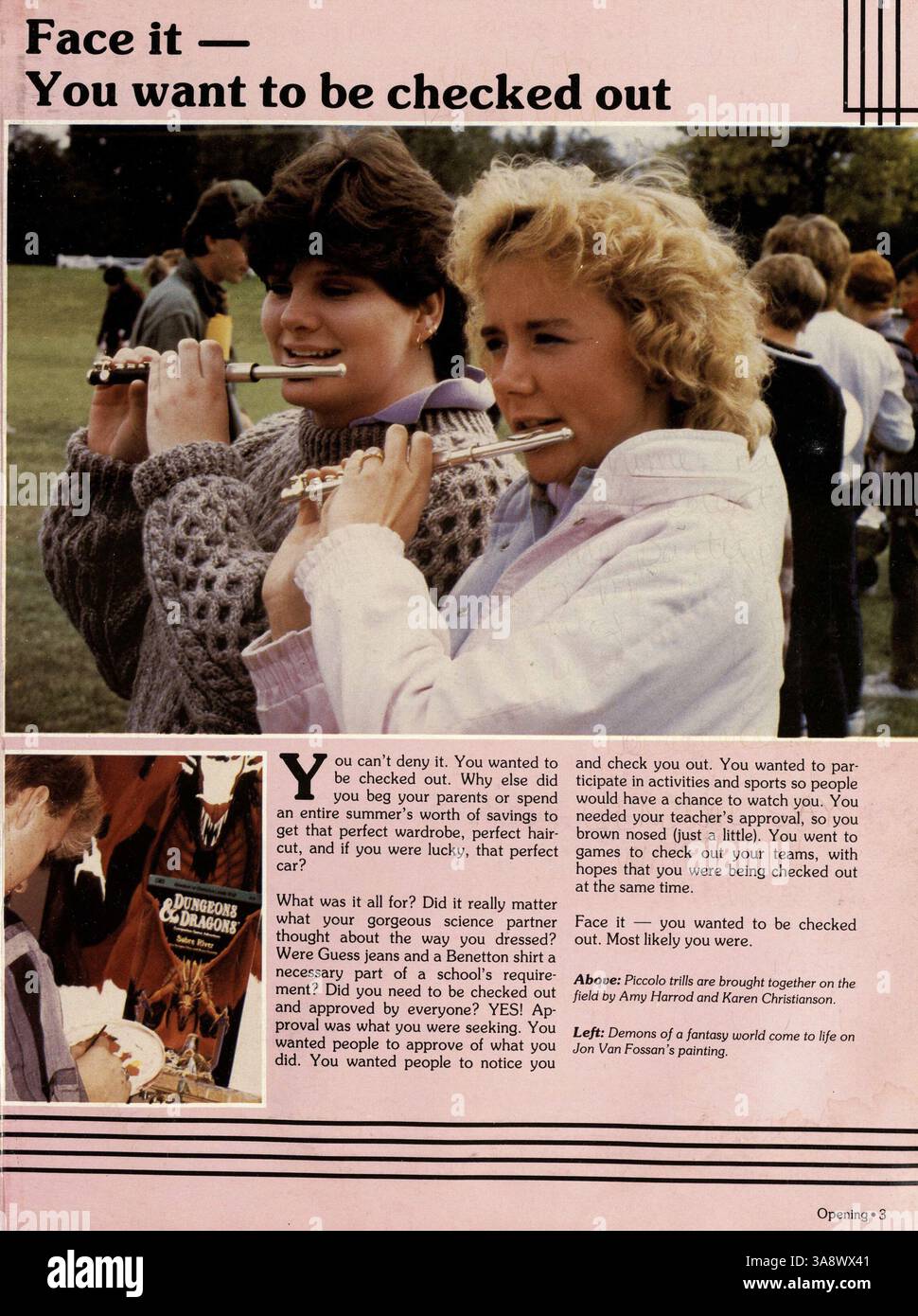 The '1986 Revolution' yearbook from Jefferson High School features a ...