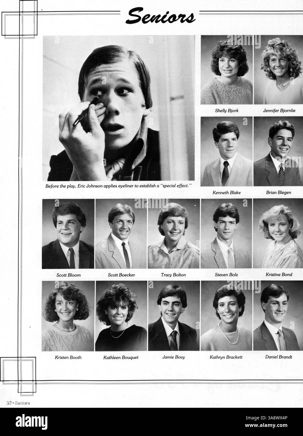 Preserving the memories of the 1985 1986 academic year hi-res stock ...