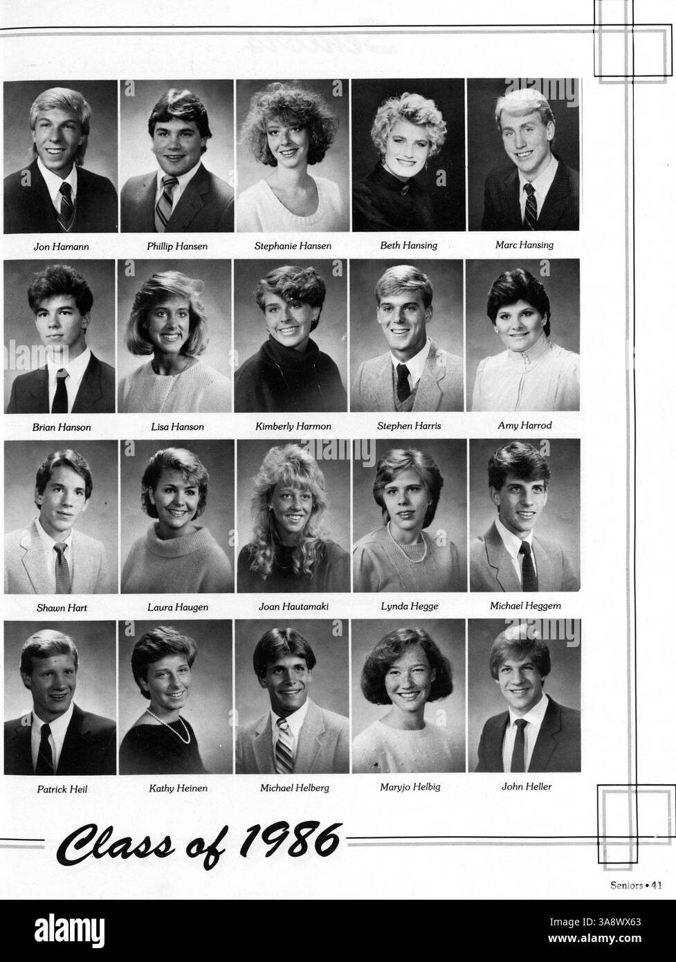 The Jefferson High 1986 yearbook highlights key people, events, and ...