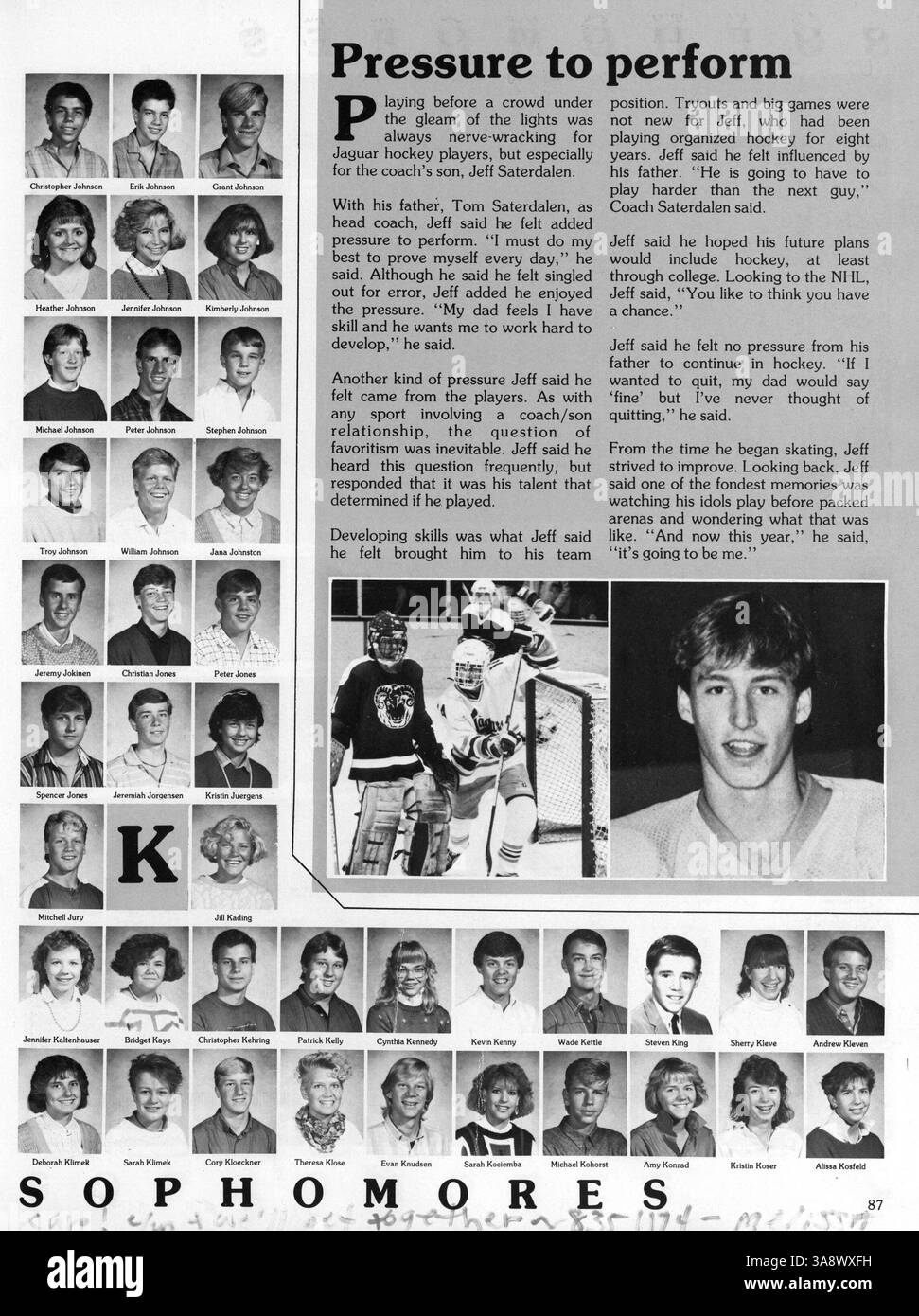 Significant school events that defined the 1985 1986 academic year hi ...