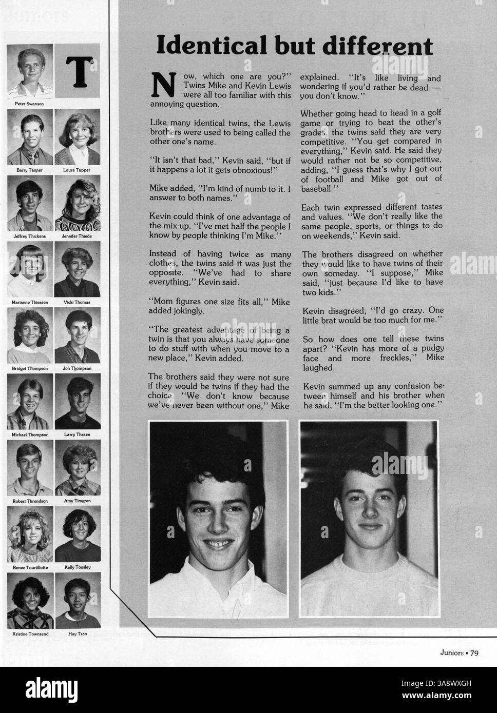 The 1986 yearbook from Jefferson High School offers a detailed ...