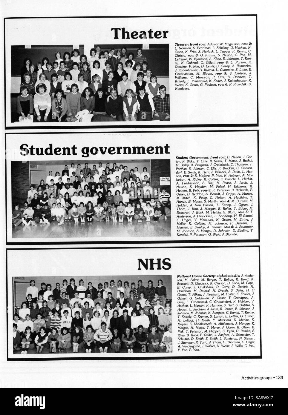 The 1986 yearbook from Jefferson High School highlights the ...