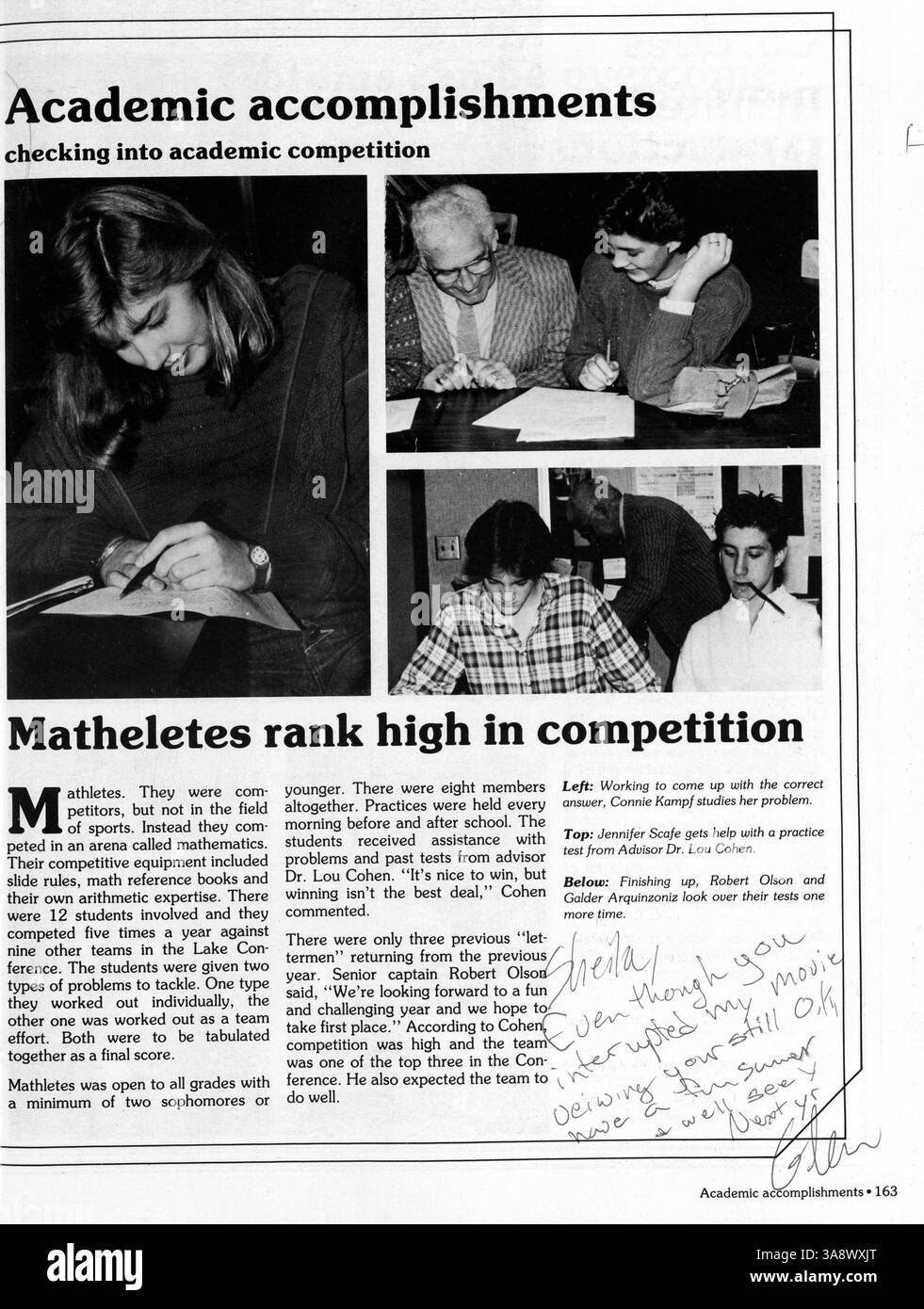 This 1986 yearbook documents the school life at jefferson high hi-res ...