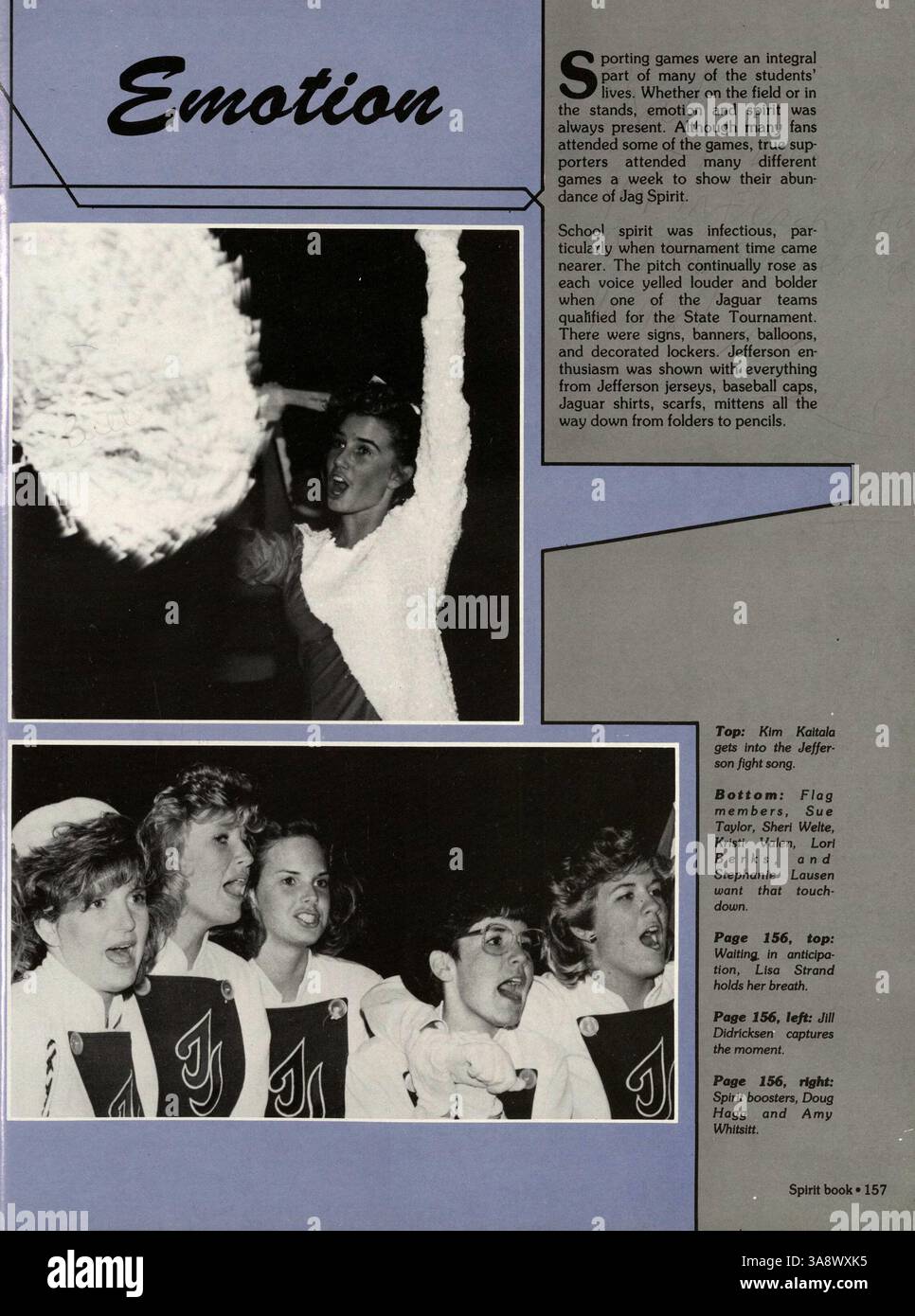 This yearbook from Jefferson High School captures the major events and ...