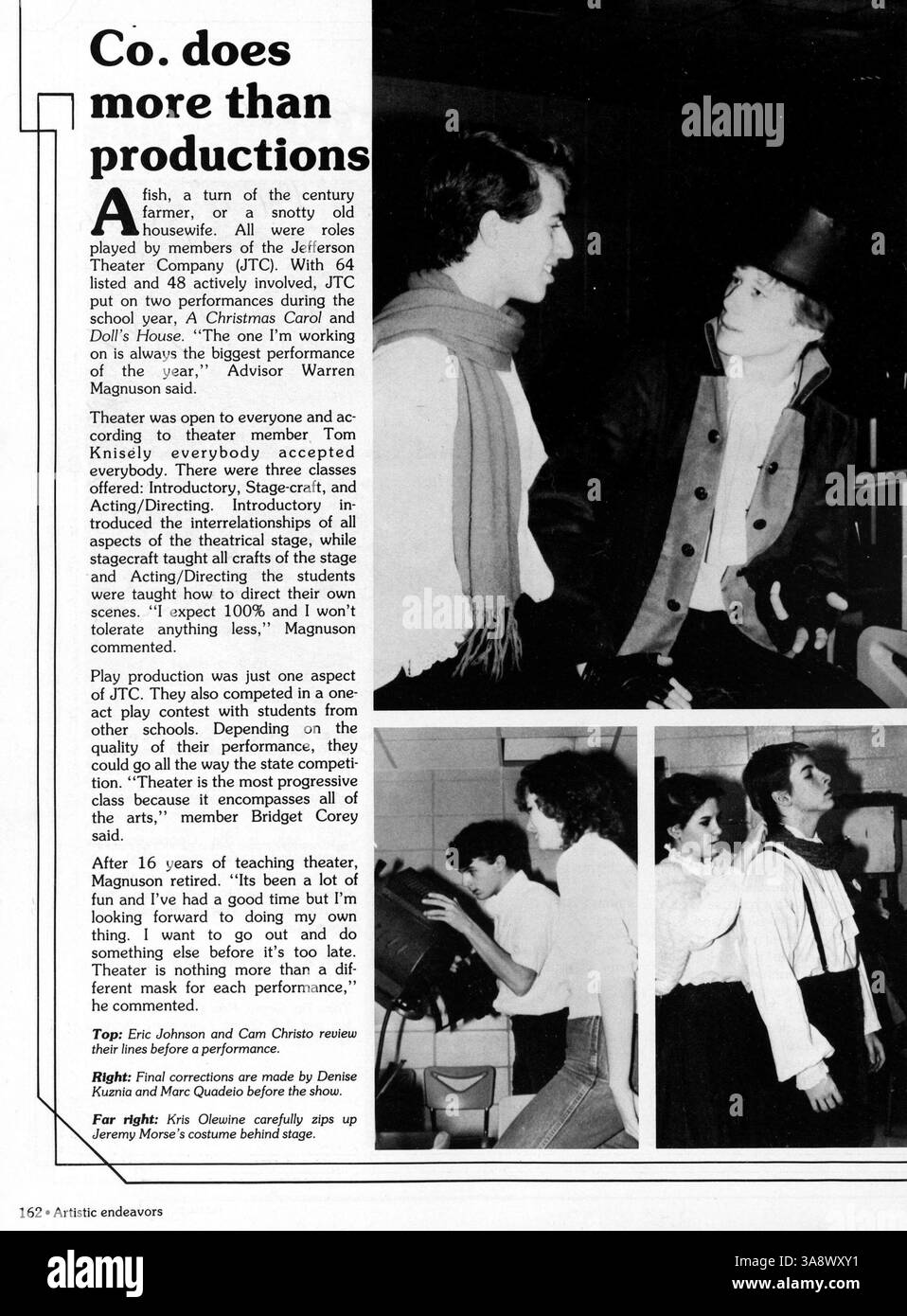This high school yearbook from 1986 captures the academic years hi-res ...