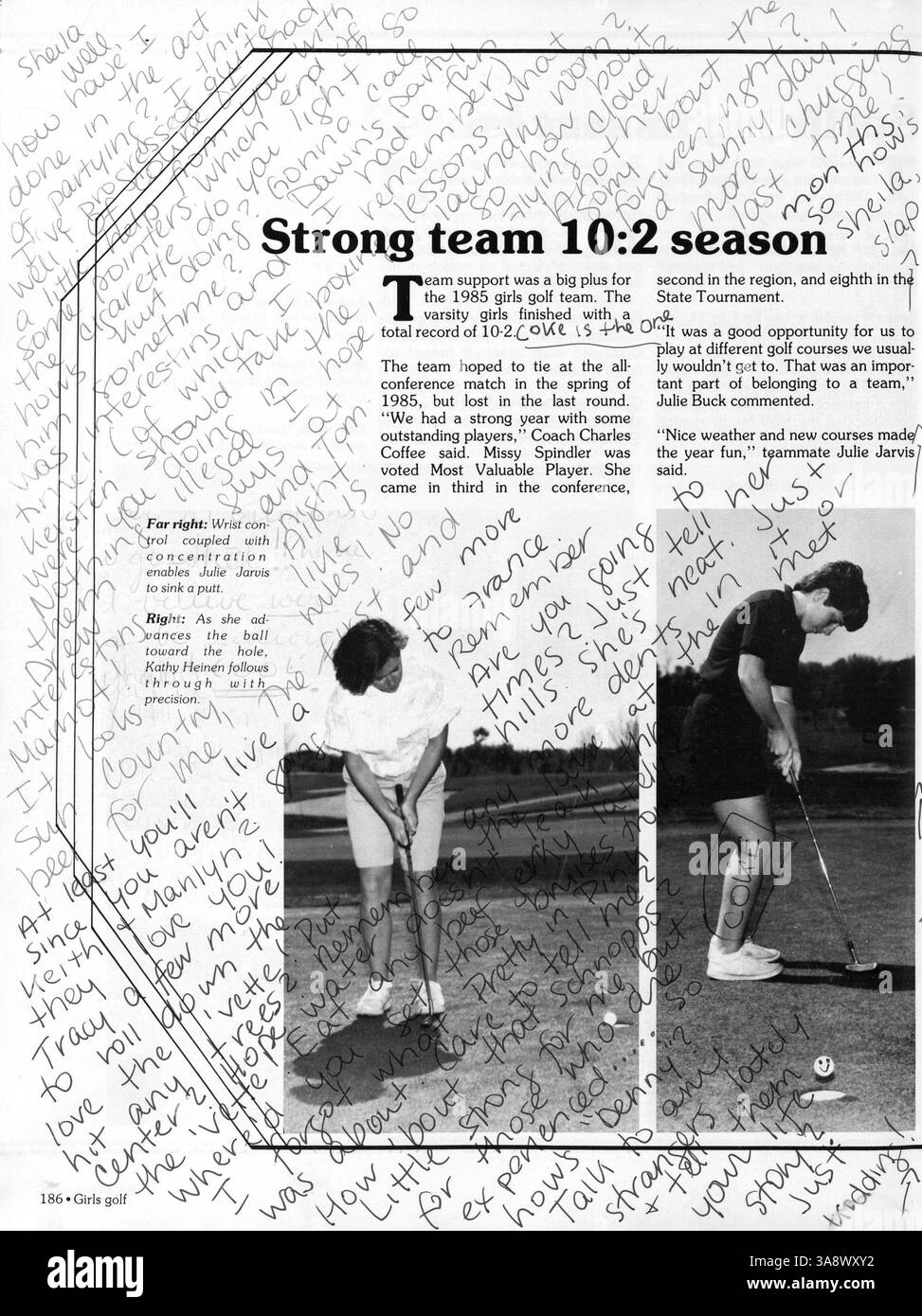 The 1986 yearbook from Jefferson High captures important school events ...