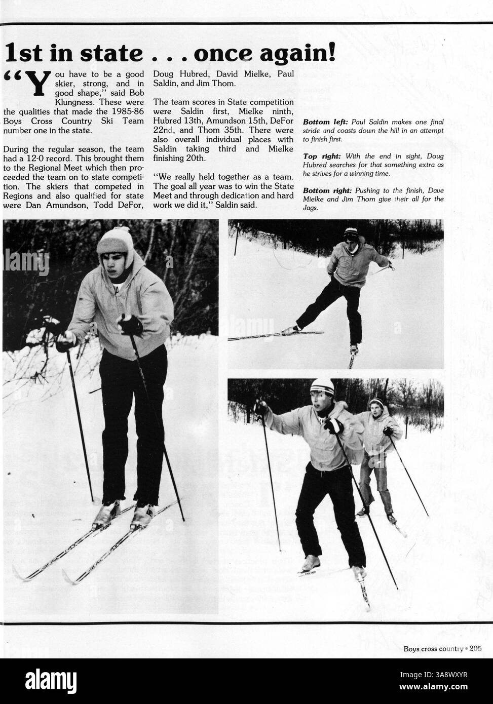 The 1986 Jefferson High yearbook documents the academic and ...