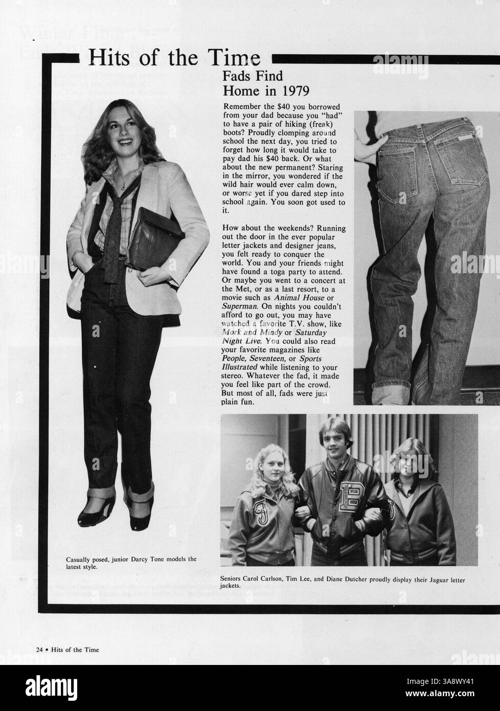 The 1979 Jefferson High School yearbook documents the students ...