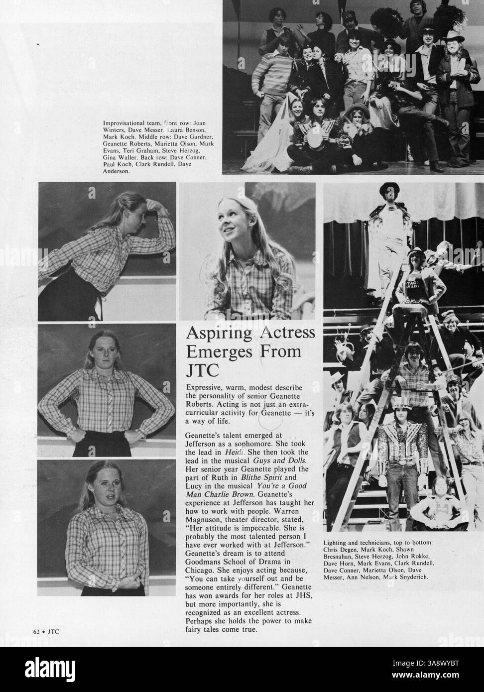 This 1979 jefferson high school yearbook captures the events hi-res ...