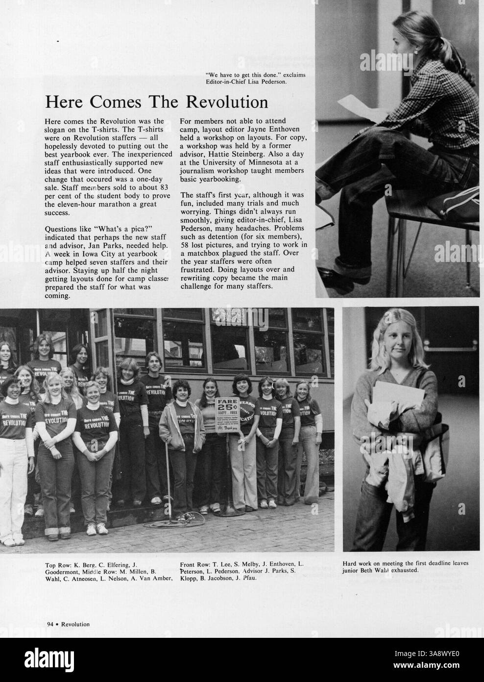 The 1979 yearbook from Jefferson High School showcases important ...