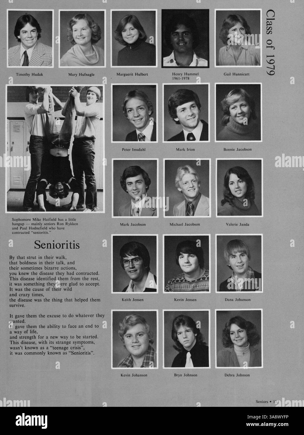 The 1979 jefferson high school yearbook showcases various school activities hi-res stock ...