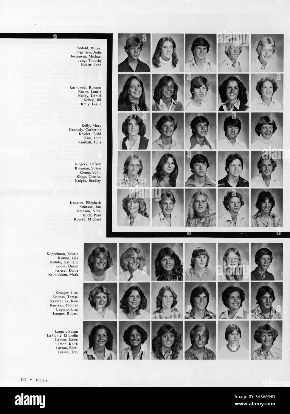 This yearbook from jefferson high documents the 1978 1979 school hi-res stock photography and ...