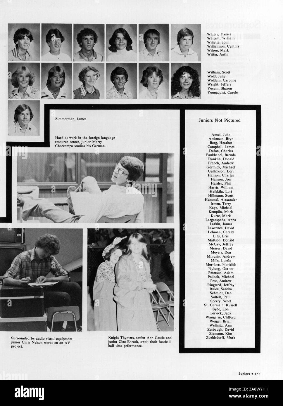 The 1979 jefferson high yearbook reflects student and faculty ex hi-res stock photography and ...