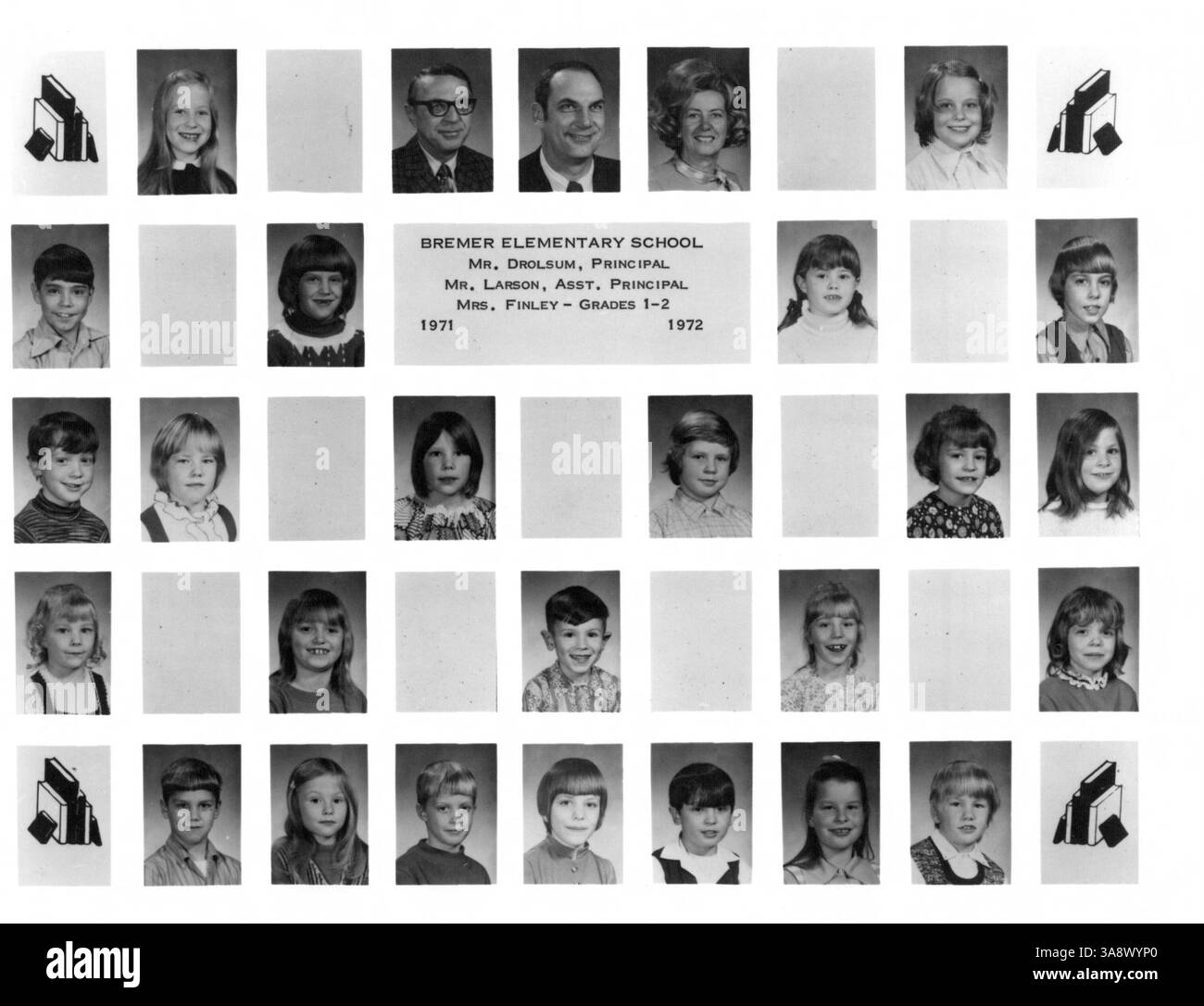 This yearbook from the 1971-1972 school year at Bremer Elementary ...