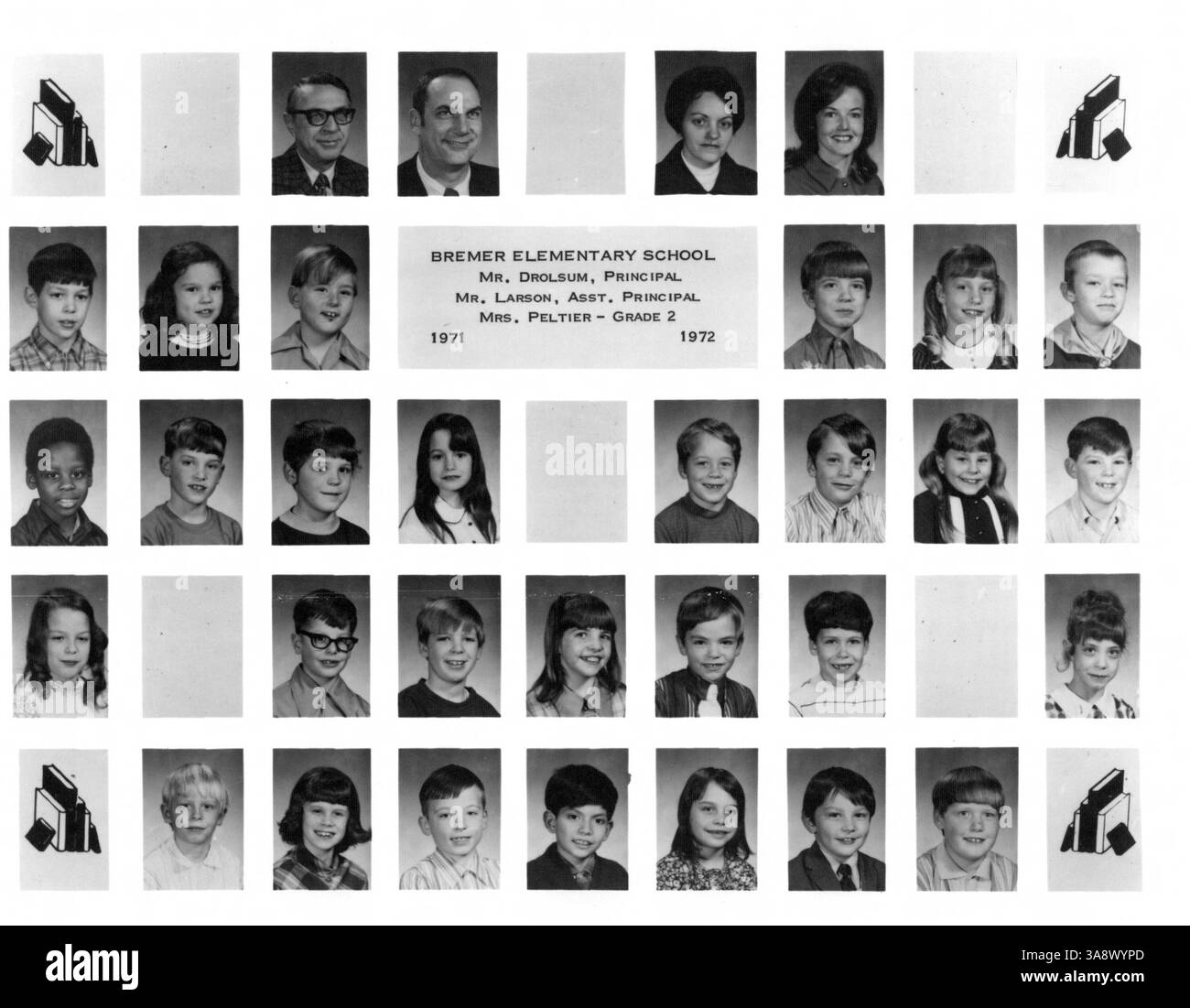 This 1972 yearbook from Bremer Elementary includes class photos ...