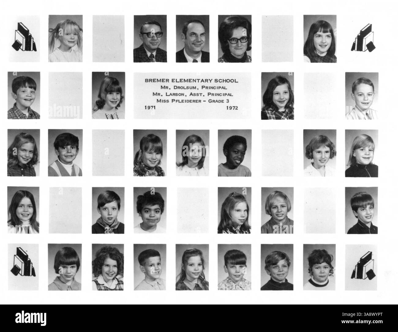 This yearbook from Bremer Elementary School for the 1971-1972 school ...