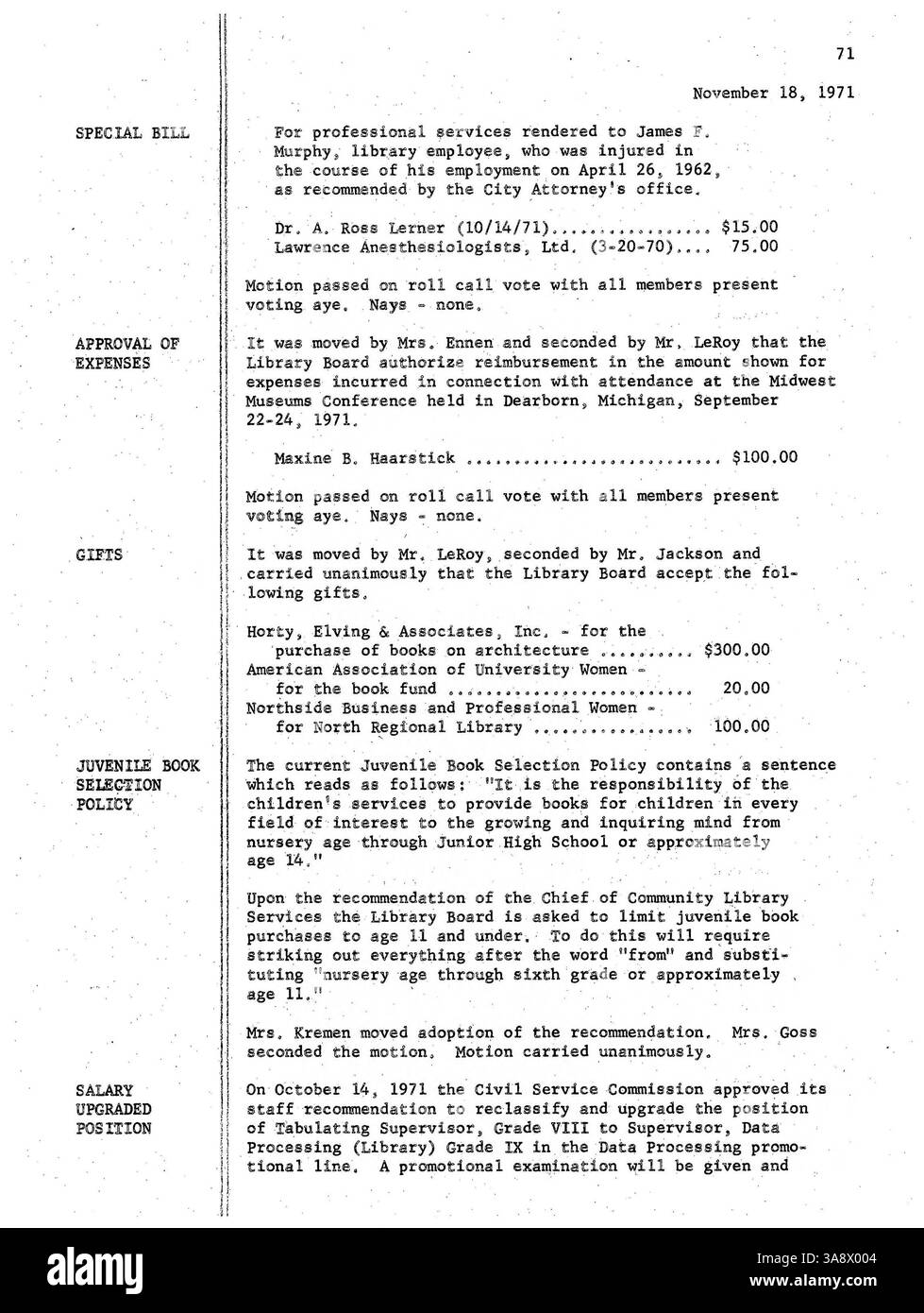 Covering important library governance decisions hi-res stock ...