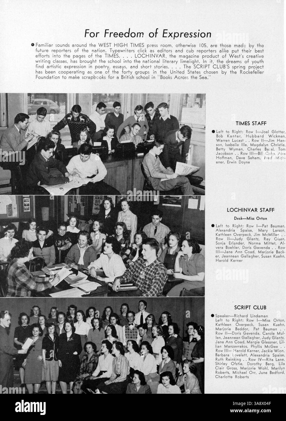 The 1943 West High yearbook highlights the activities and events of the ...
