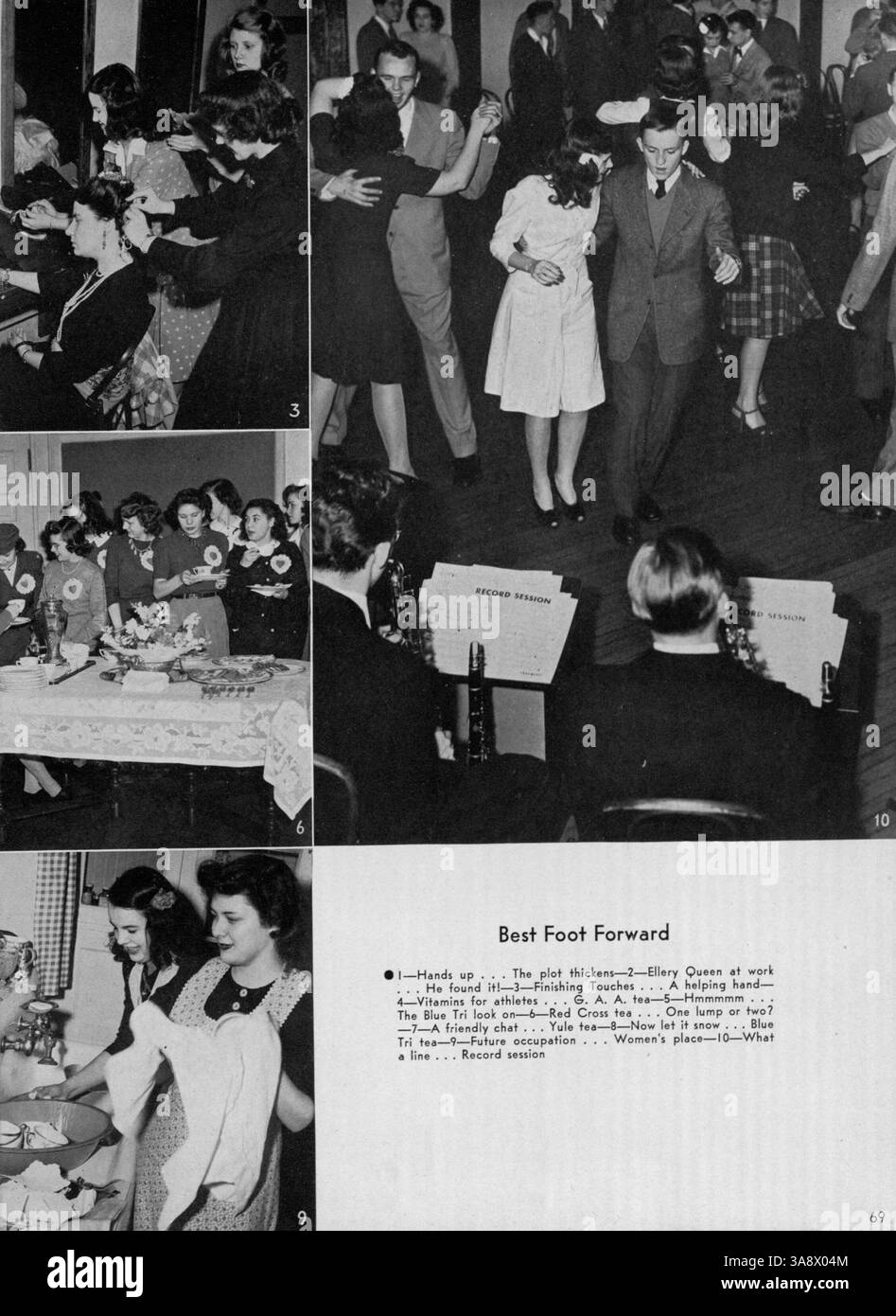 The 1943 West High Yearbook features students, faculty, clubs ...