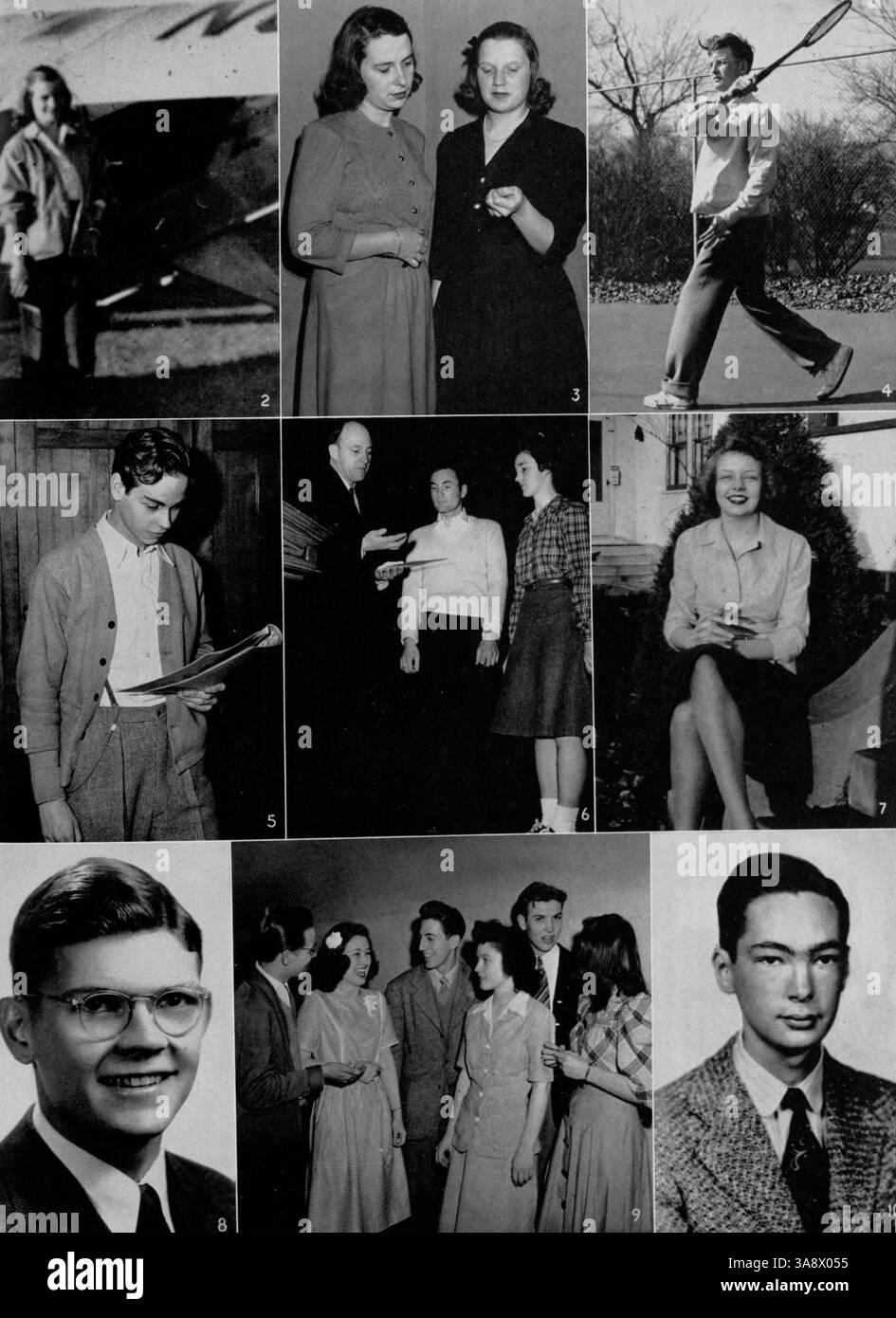 The 1943 West High yearbook documents the key highlights of the school ...