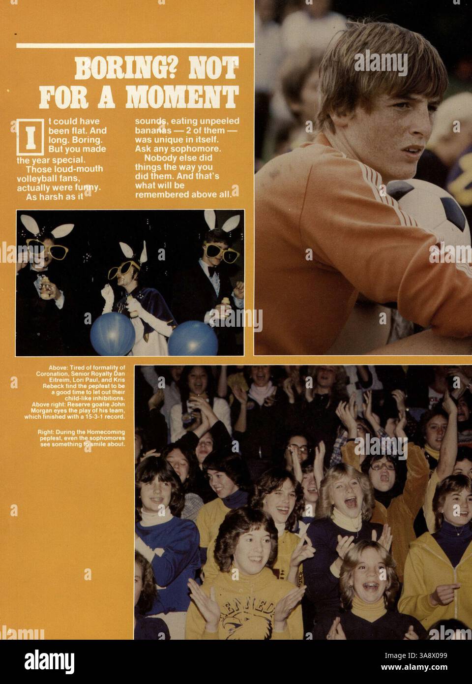 Yearbook captures the school years major events hi-res stock ...