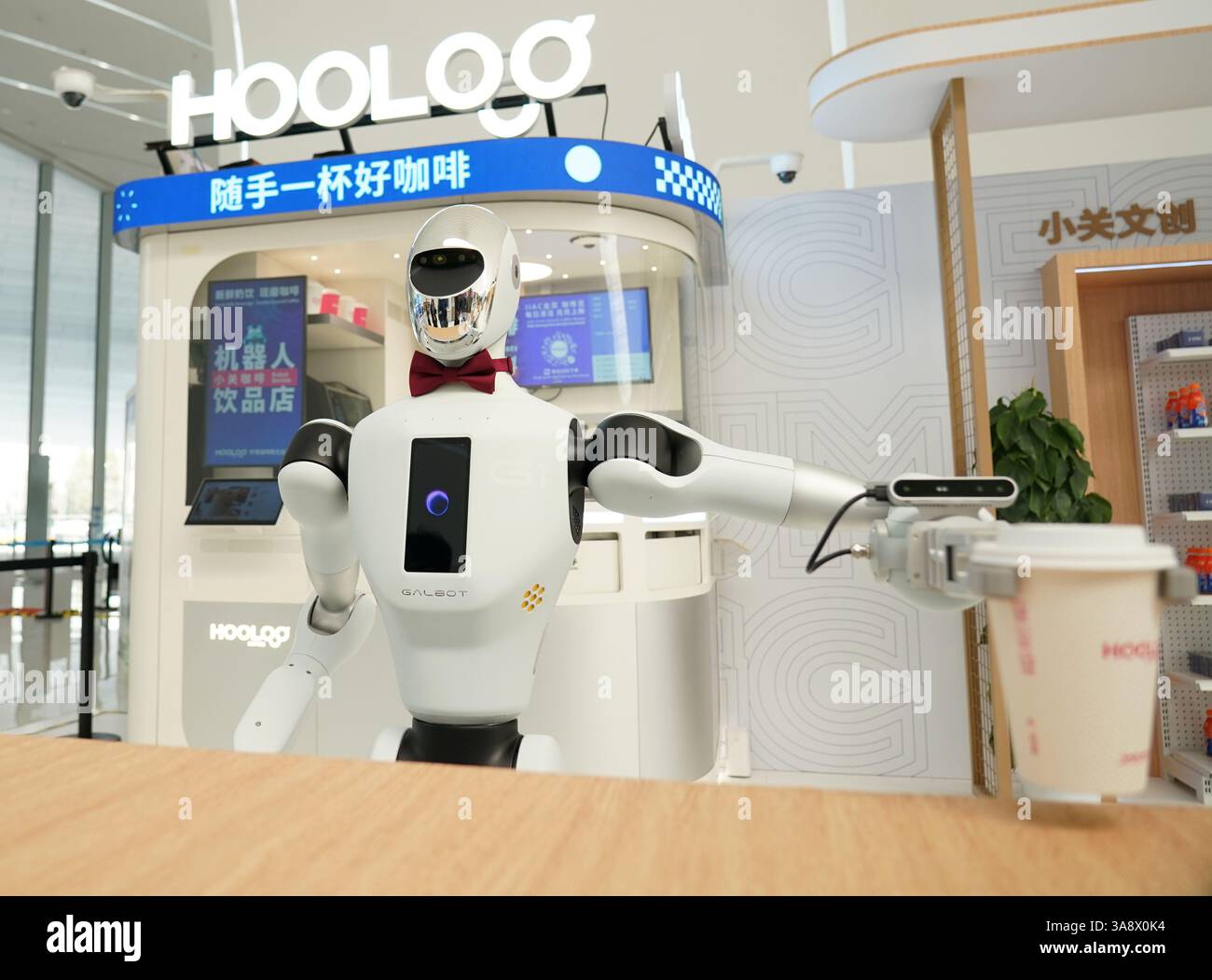 Beijing, China. 26th Mar, 2025. A humanoid robot developed by Beijing ...